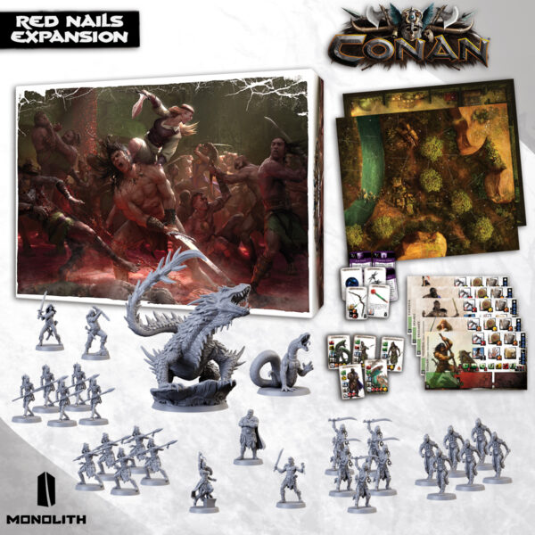 Our Conan Board Game is Huge, & There’s an (Aggressive) Red Nails ...