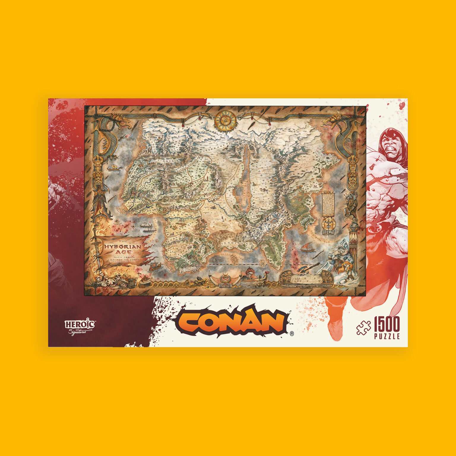Hyborian Age Puzzle (1,500 Pieces) | Conan The Barbarian