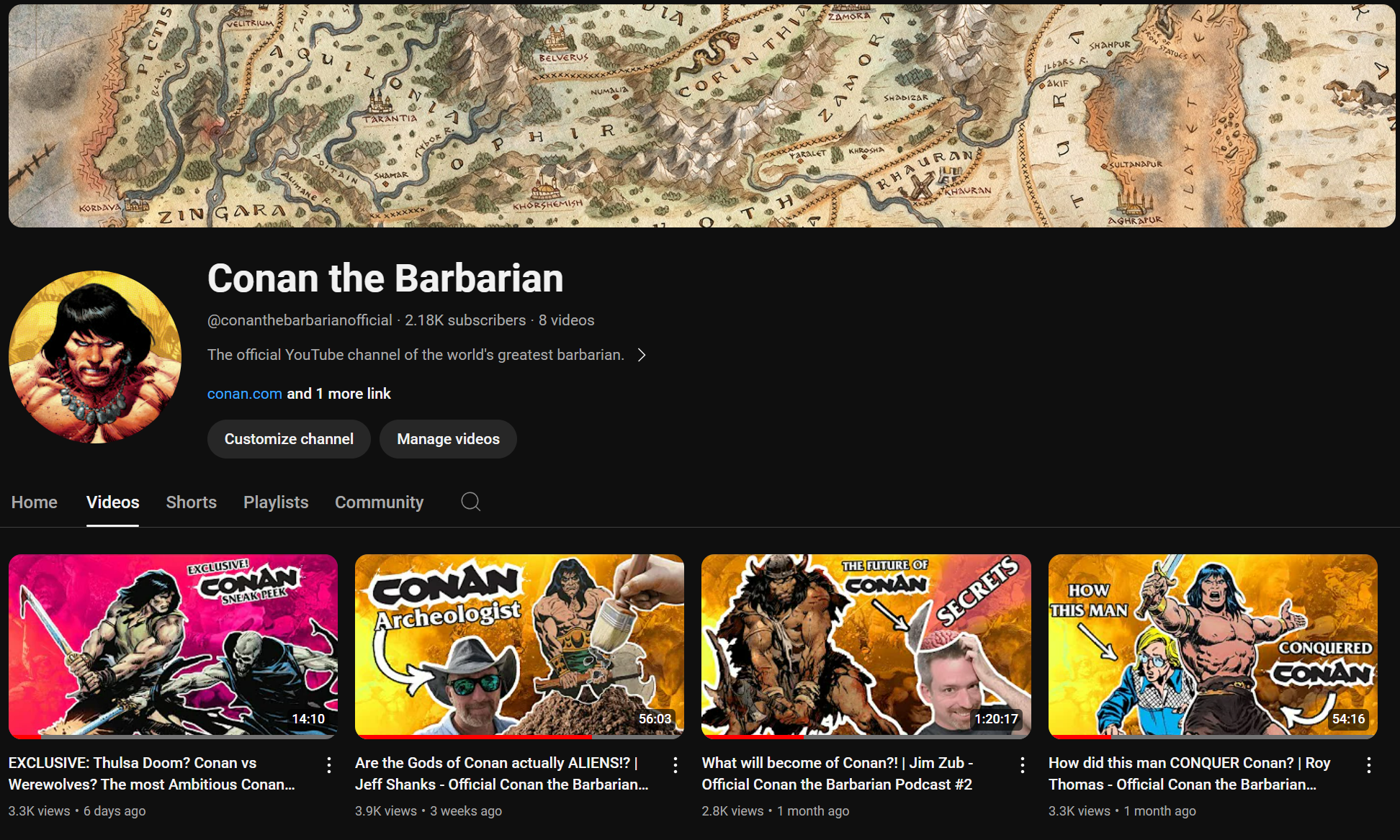 From Printed Page to Silver Screen to Small Screen: The Conan YouTube ...